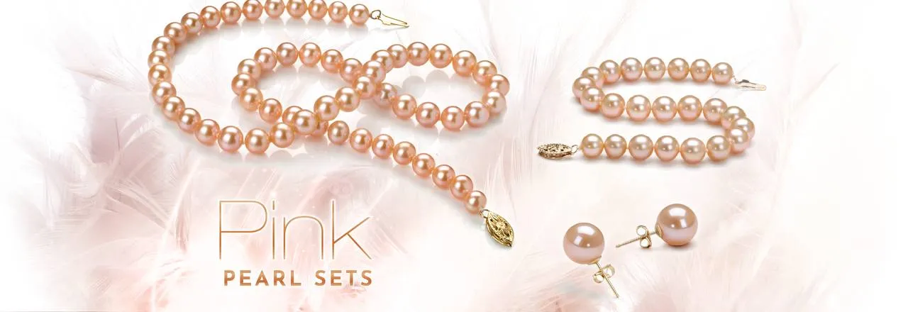Pink Pearl Sets :: Pink Pearls | Save up to 80% with Pearls Only Singapore